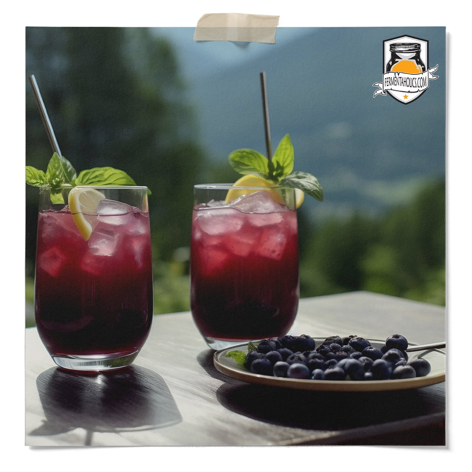 Blueberry Basil Ginger Kombucha: A Refreshing Infused Recipe