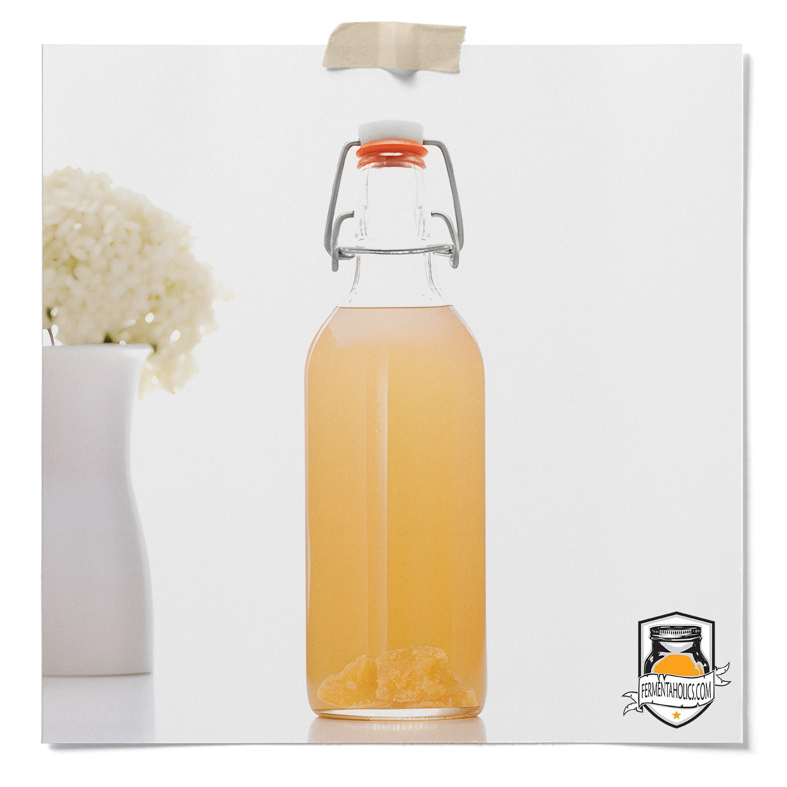 Candied Ginger Kombucha: Easy Sweet and Spicy Kombucha Recipe