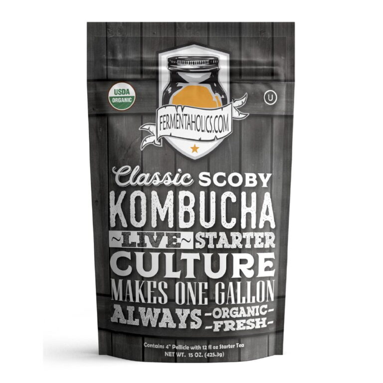USDA Certified Organic Kombucha Scoby | Live Kombucha Starter Kit