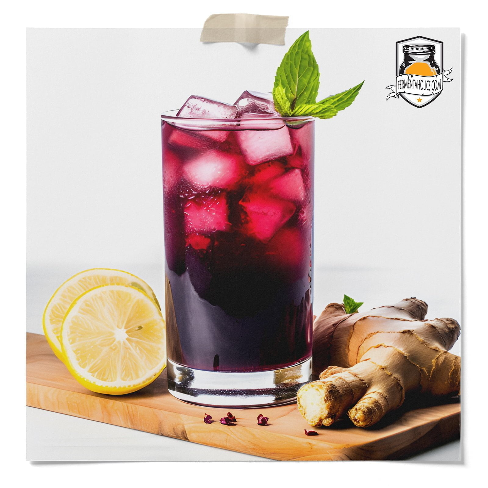 How to Make a Blueberry Ginger Kombucha Recipe