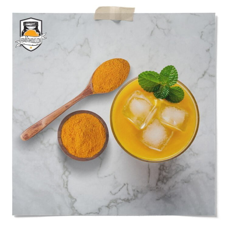 Make Your Own Mango Turmeric Kombucha with Our Step-by-Step Recipe