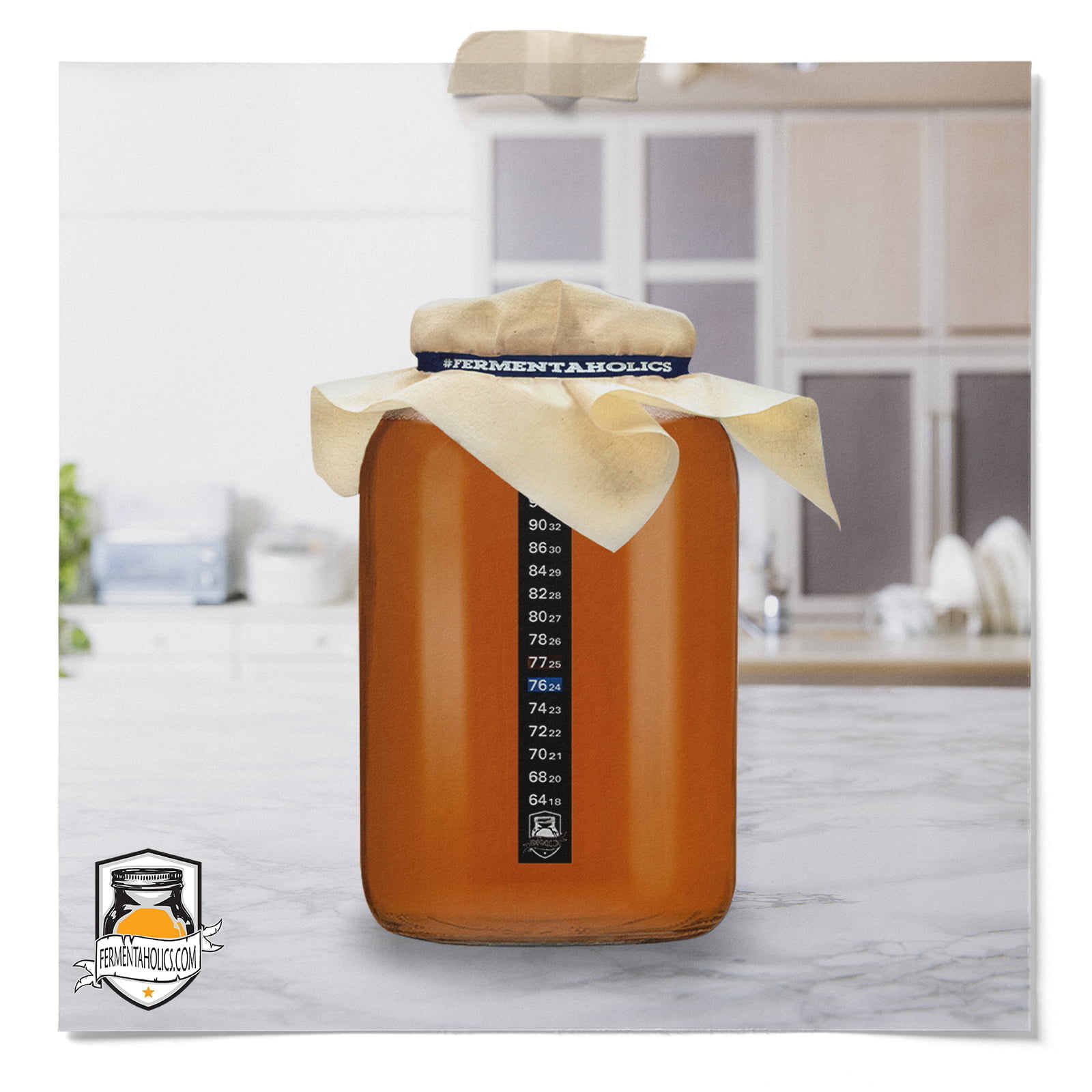 Assam Black Tea Kombucha: Easy Guide to One Gallon Brewing
