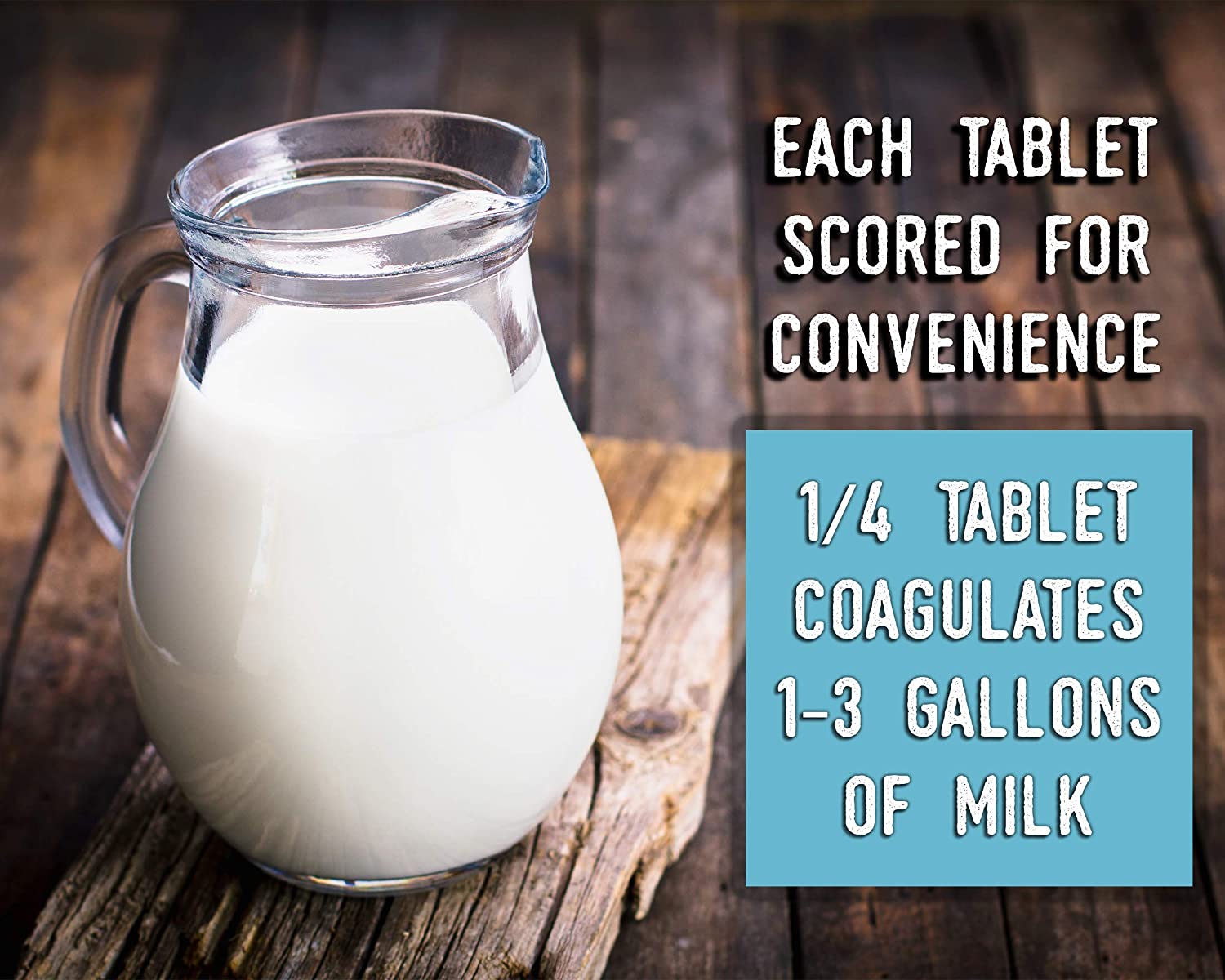 Make Homemade Cheese with Microbial Rennet Tablets